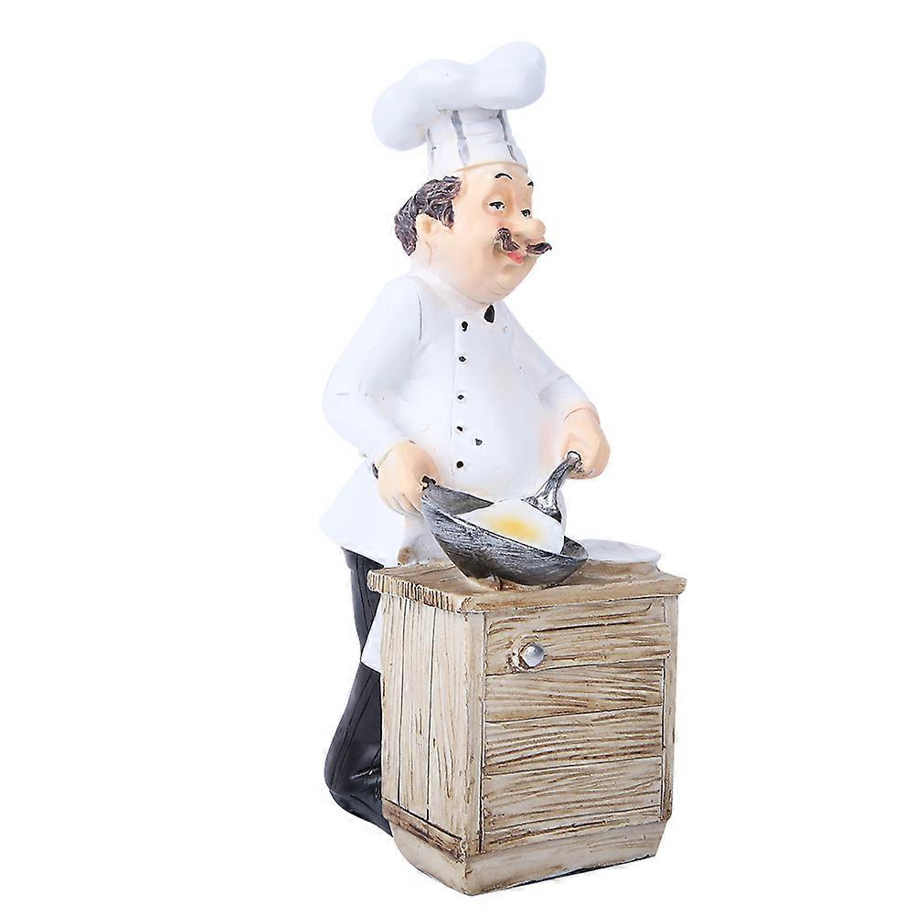 Craft Gift Fashion Chef Resin Decoration Lifelike with Smooth Lines for ...