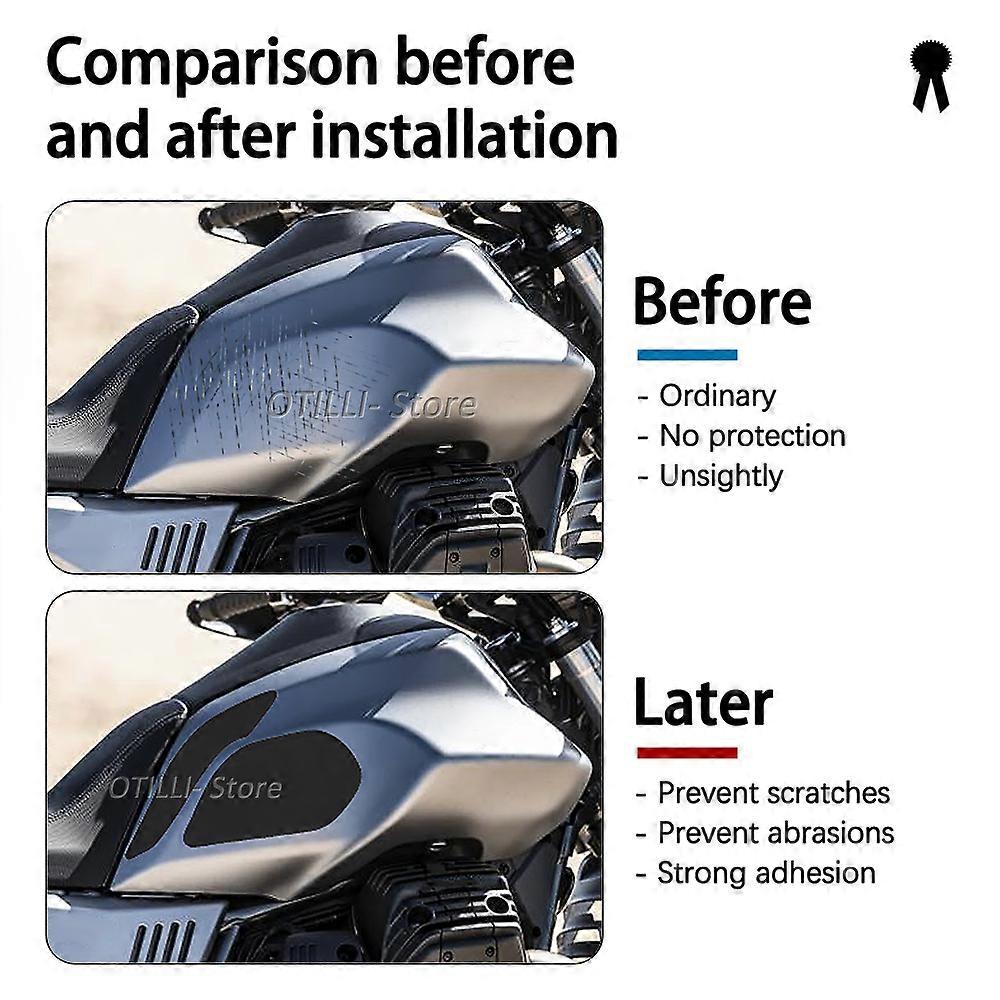 FOR Moto Guzzi V85TT V 85 TT 2019 - Motorcycle side fuel tank padTank ...