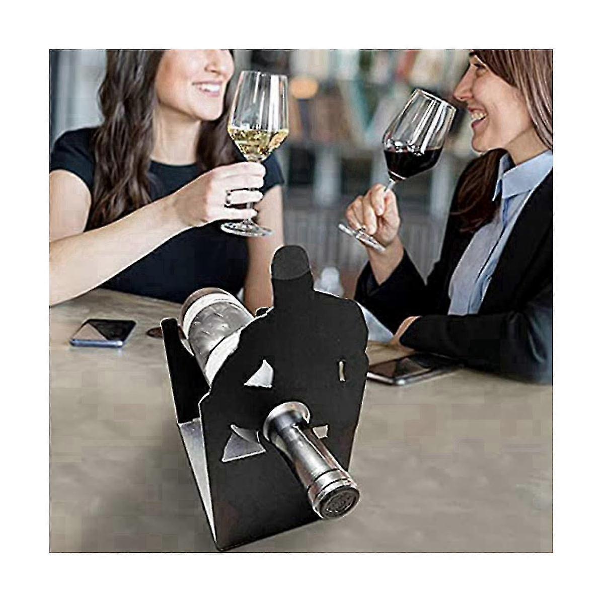 Table Top Wine Rack, Wine Display Stand With Character, Separate Wine ...