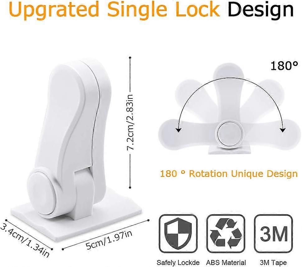 4 Pack Door Lever Child Safety Locks,Upgraded Childproof Single Lever ...