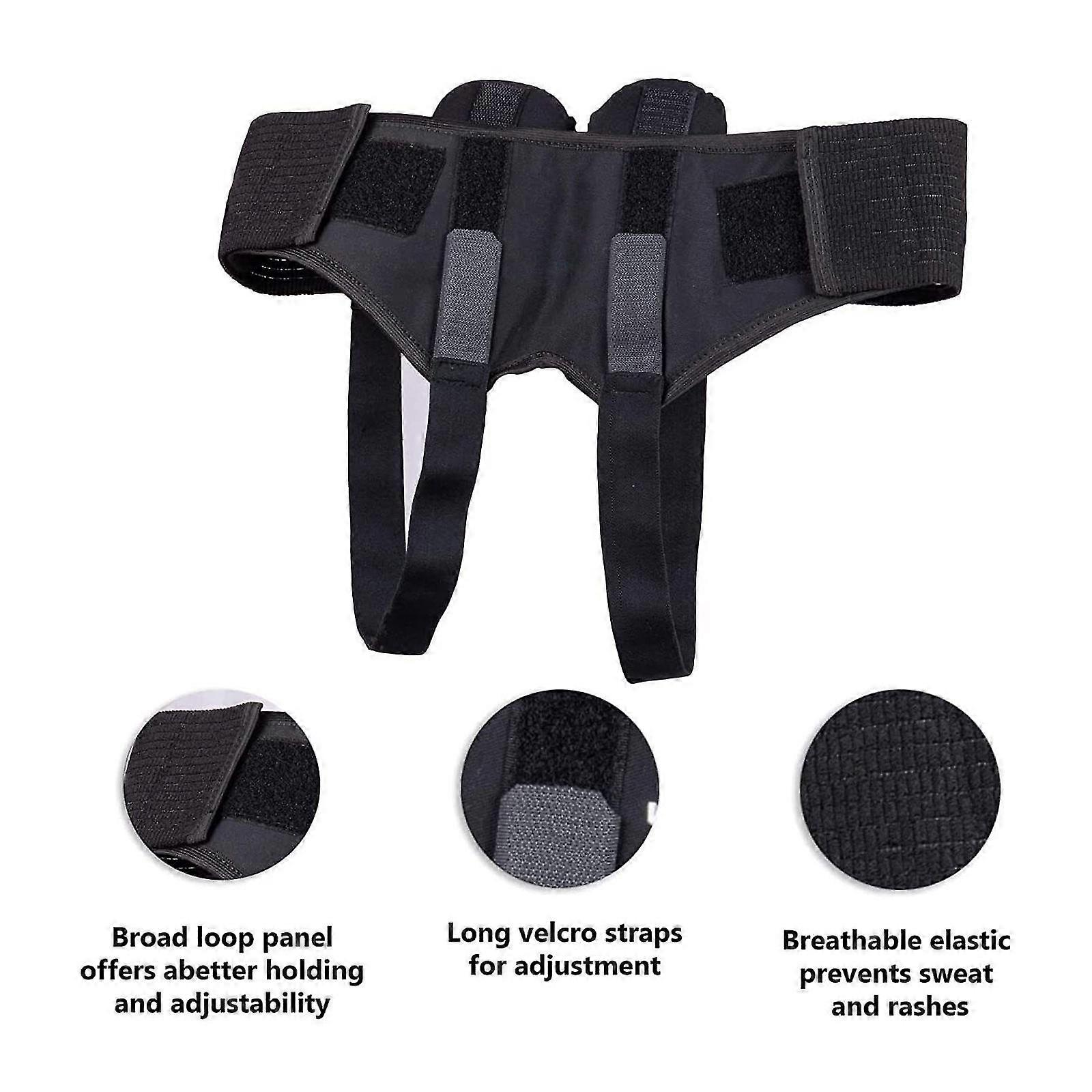 Inguinal Hernia Support Belt Double Groin Hernia Pain Relief Truss ...