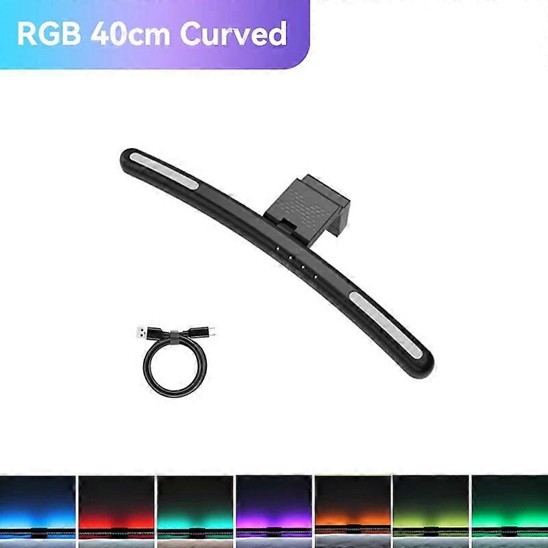 Stepless Dimming Led Desk Lamp For Computer Monitor Light Bar USB ...