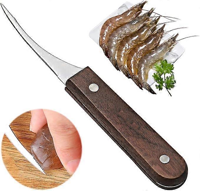 2Pcs Shrimp Deveiner Tool Stainless Steel Shrimp Cleaner Knife with ...