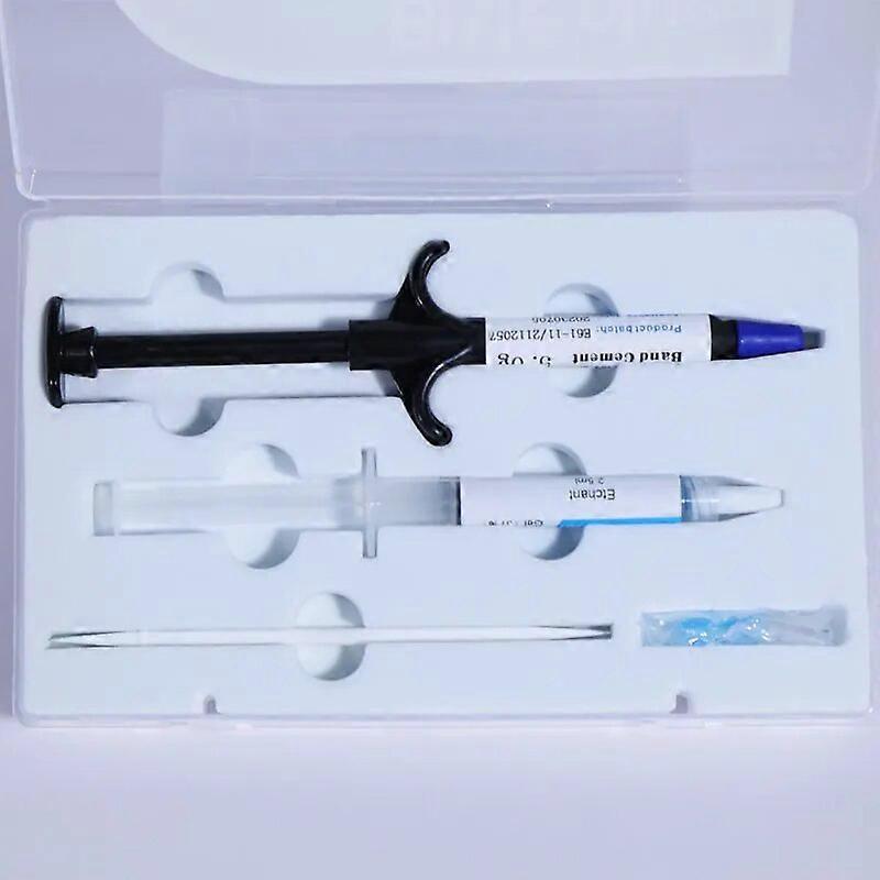 Dental Orthodontic Adhesive Light Cure Blue Glue Kit Bonding System ...
