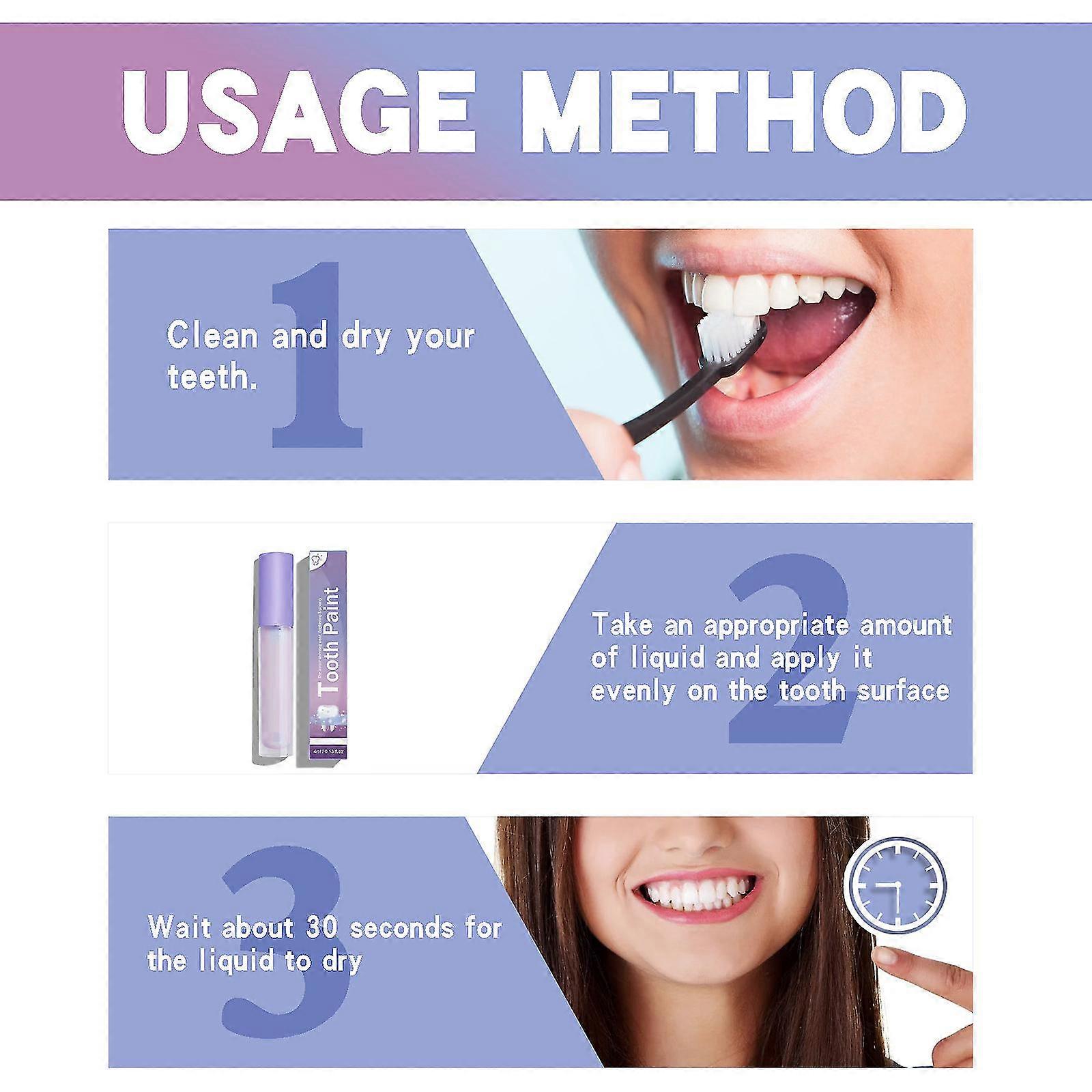 Tooth Gloss Whiter Teeth 4ml, Instant Gloss Results Tooth Gloss Teeth ...