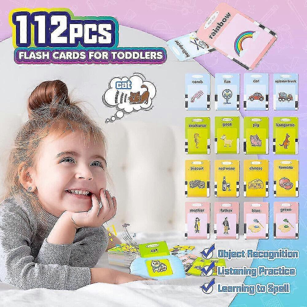 Talking Flash Cards For Toddlers Preschool Words Learning Cards Toy ...