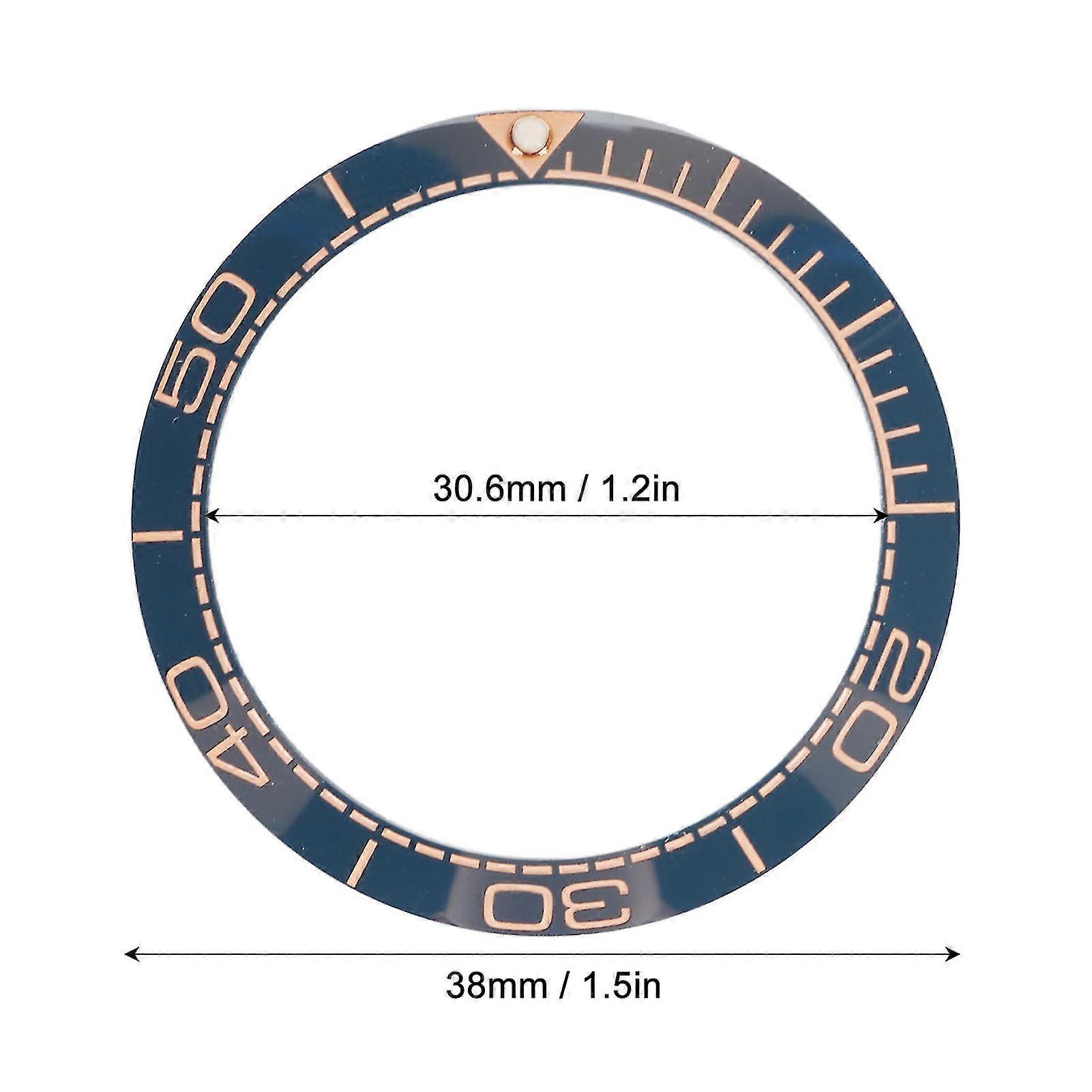Ceramic Watch Bezel Ring Watch Bezel Insert Replacement Parts Accessory ...