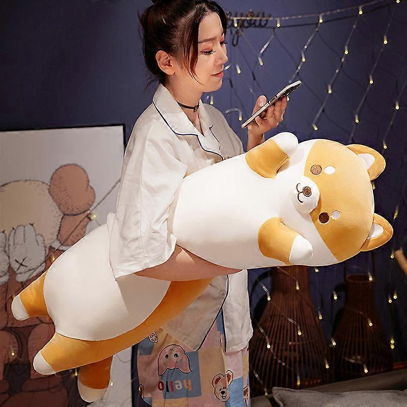 50-150cm Giant Long Shiba Inu Dog Plush Toy Throw Stuffed Soft Animal ...