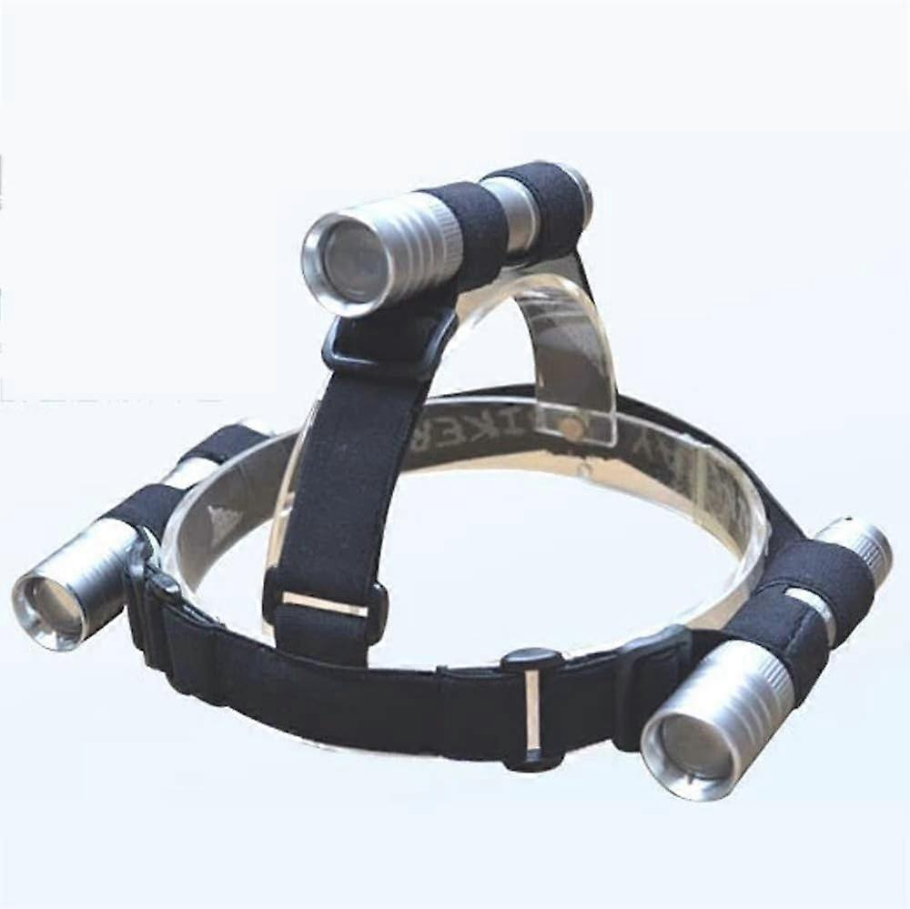 Headband Belt Headlight, Adjustable Nylon Head Strap Band, for 18650 ...