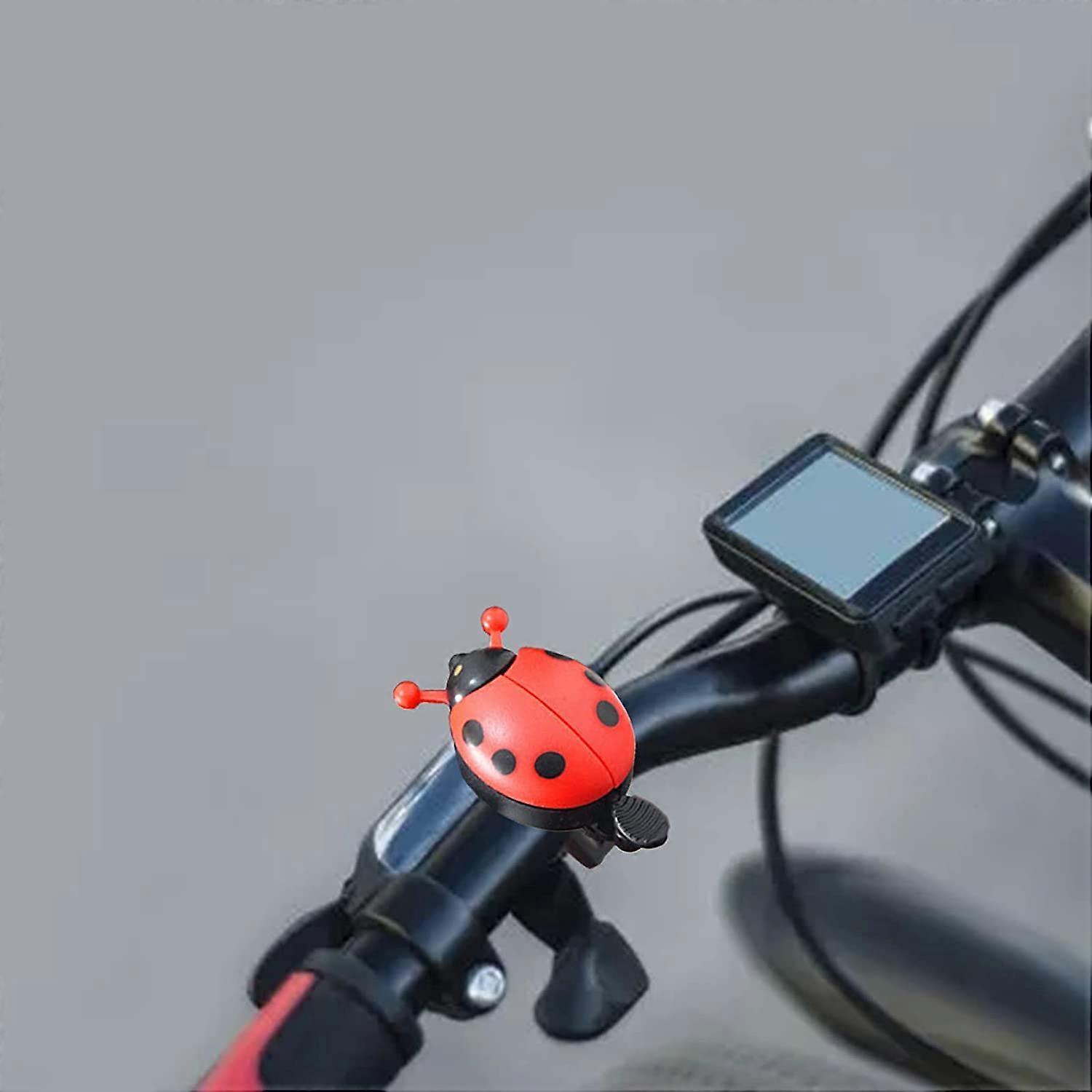 Bike Bell Mini Bicycle Bell Cute Animal Ladybug Horn Bike Cyclist ...