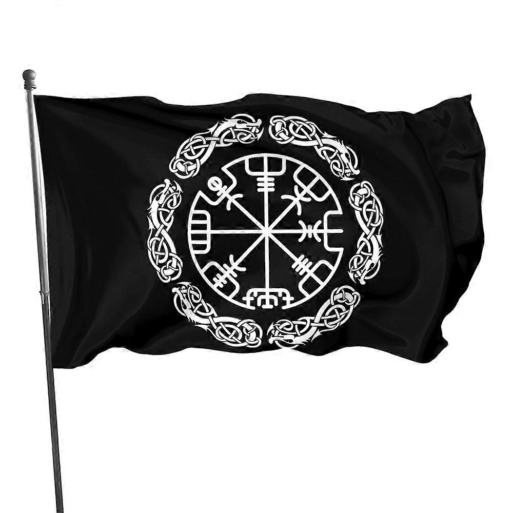 Yggdrasil Tree Runes Flag Viking Tree of Life Flags Norse Mythology ...