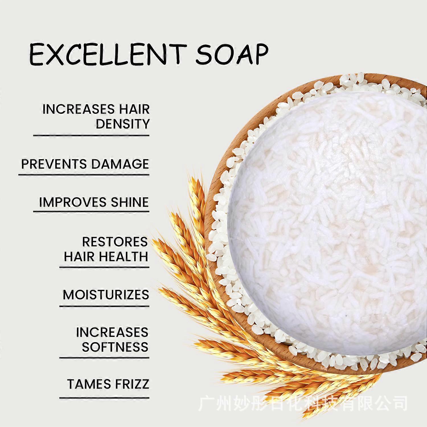 Rice Water Shampoo Bars and Conditioner Set for Hair Growth, Organic ...