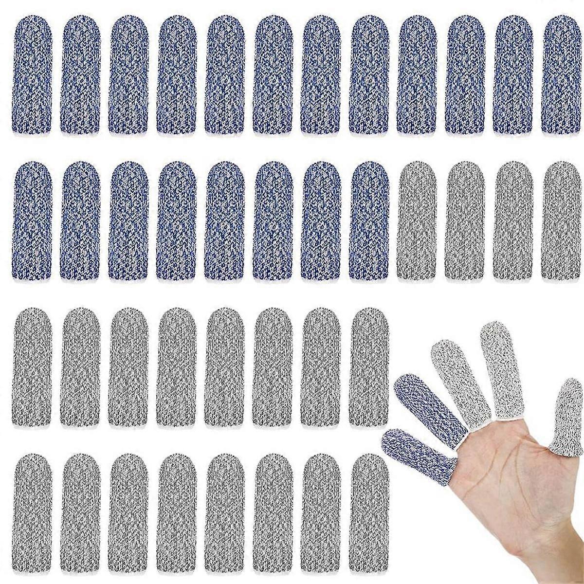 40 Pcs Finger Cots Cut Protector Anti Cut Fingertips Finger Sleeve ...