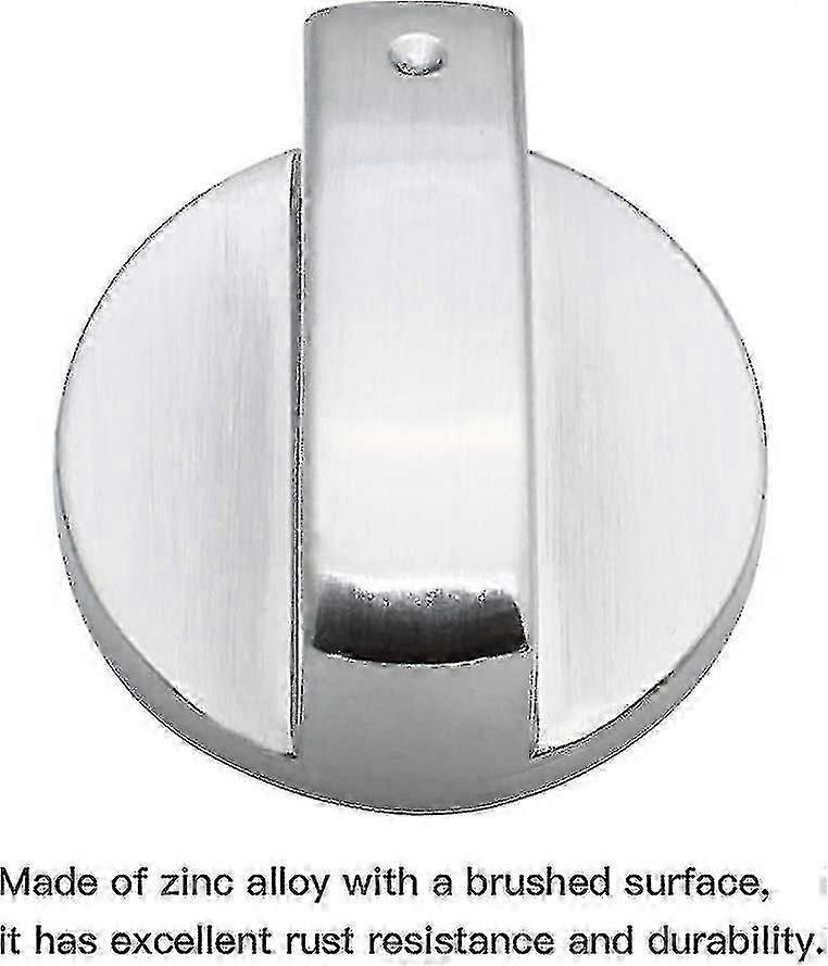 6pcs Universal Metal Control Knob Gas Stove 6mm Universal Control Knob ...