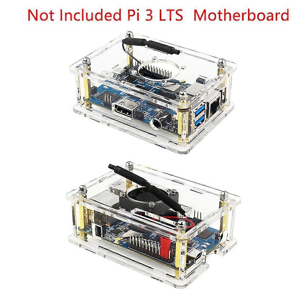 For Orange Pi 3 LTS Case parent Acrylic Shell Box Protect Enclosure for ...