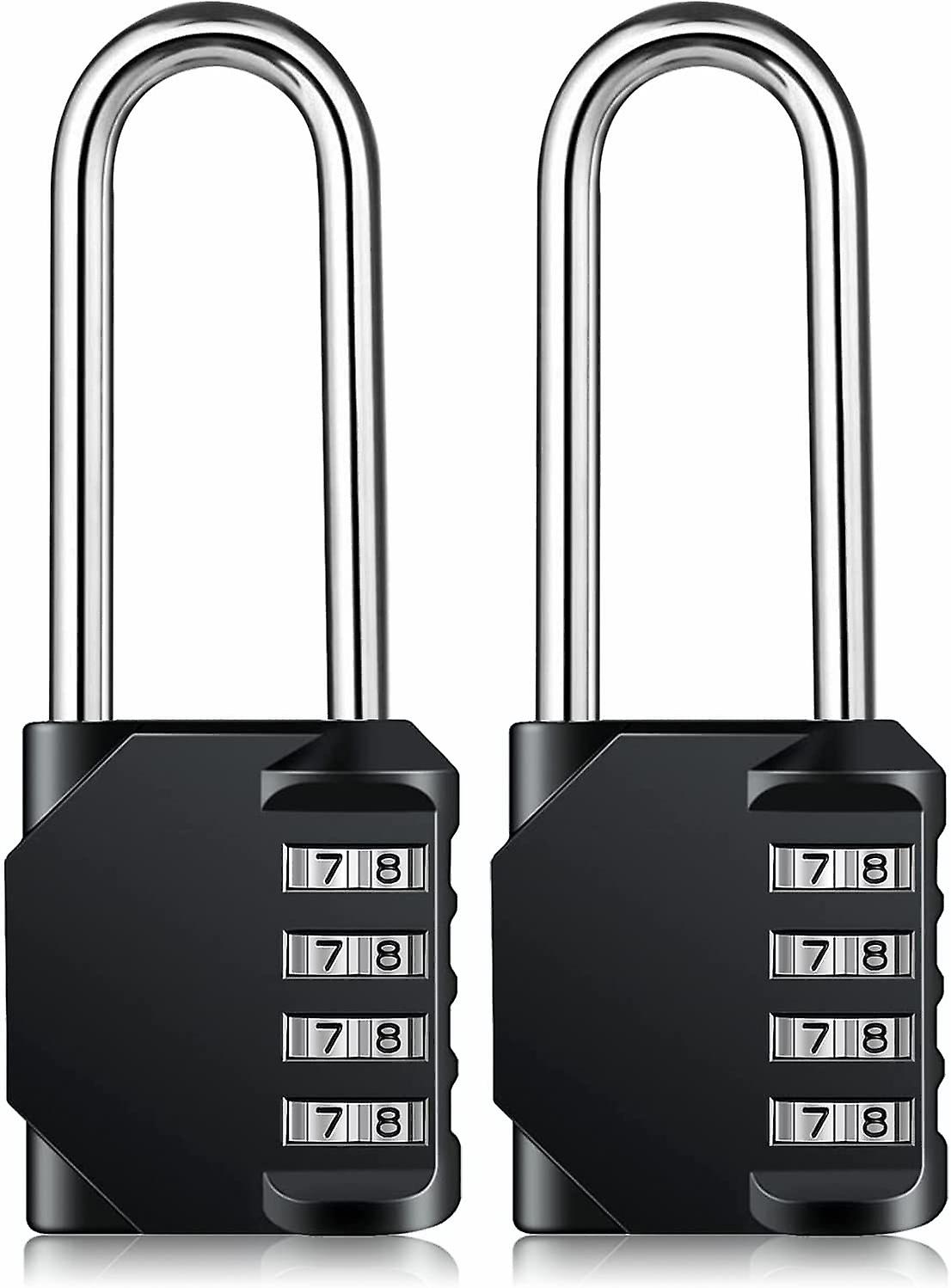 Combination Padlock Heavy Duty Lock - Weatherproof Padlock, Resettable ...