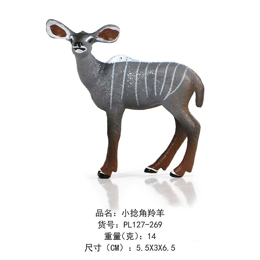 Wild Forest Animal Zoo Plastic Models Simulation Antelope Gazelle ...