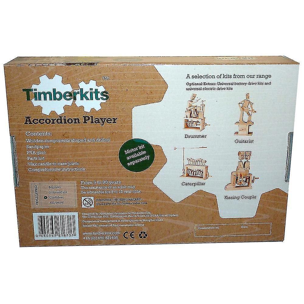 Timberkits Accordion Player Moving Construction | Fruugo UK