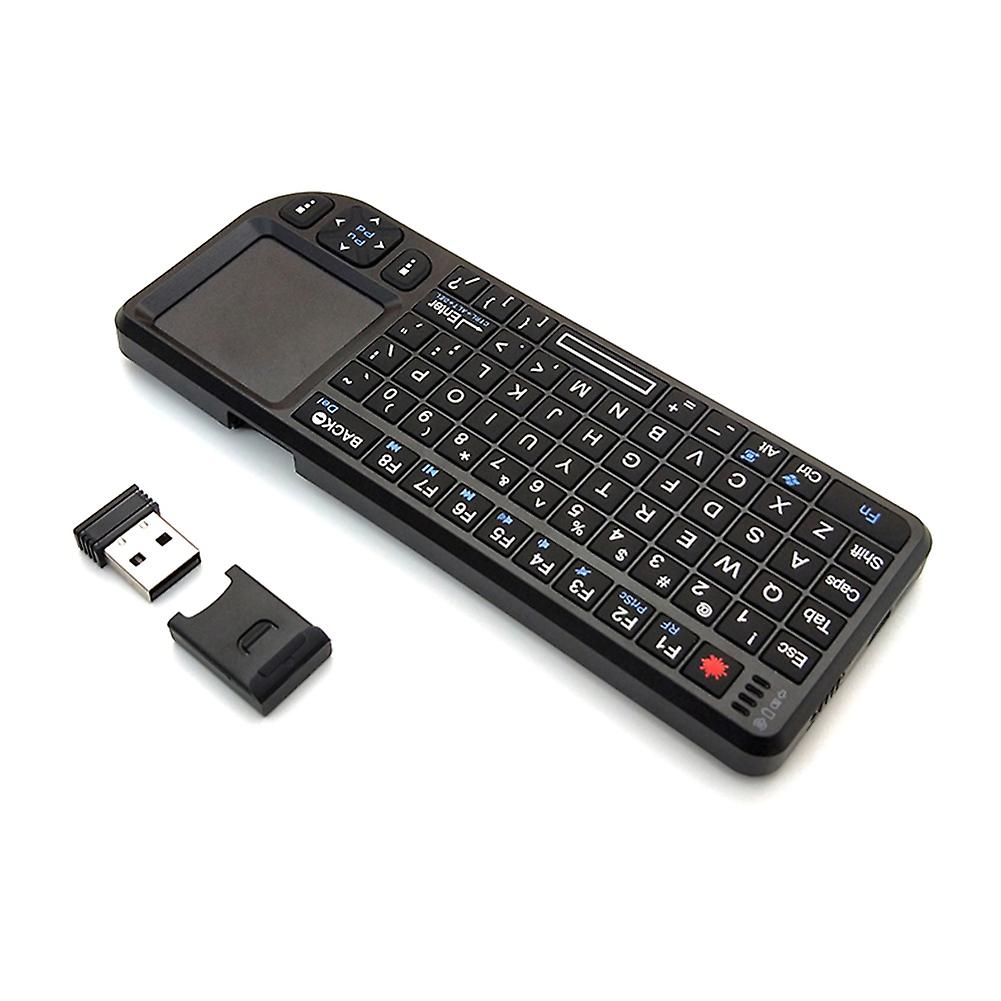 Fiauli A8 2.4GHz Mini Backlit Wireless Keyboard Air Mouse Touchpad for ...