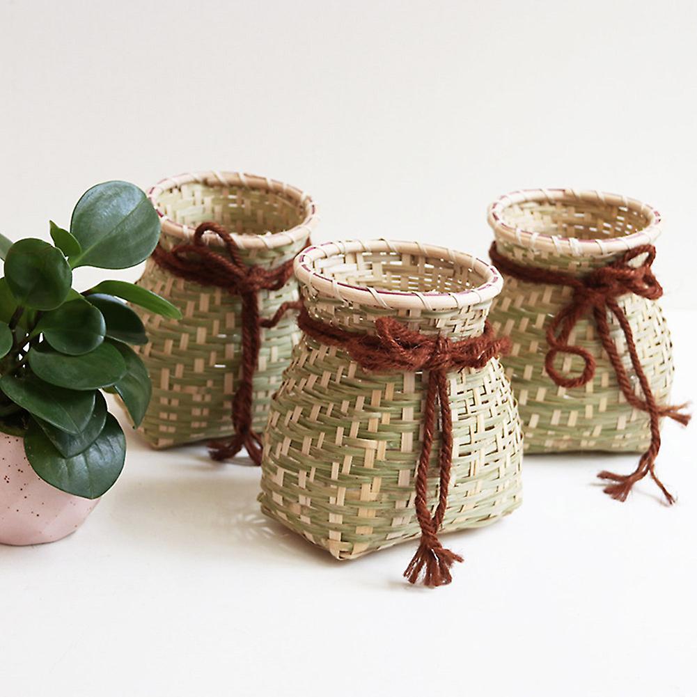 Handmade Bamboo Fish Baskets Craftsmanship Containers Outdoor Fishing ...