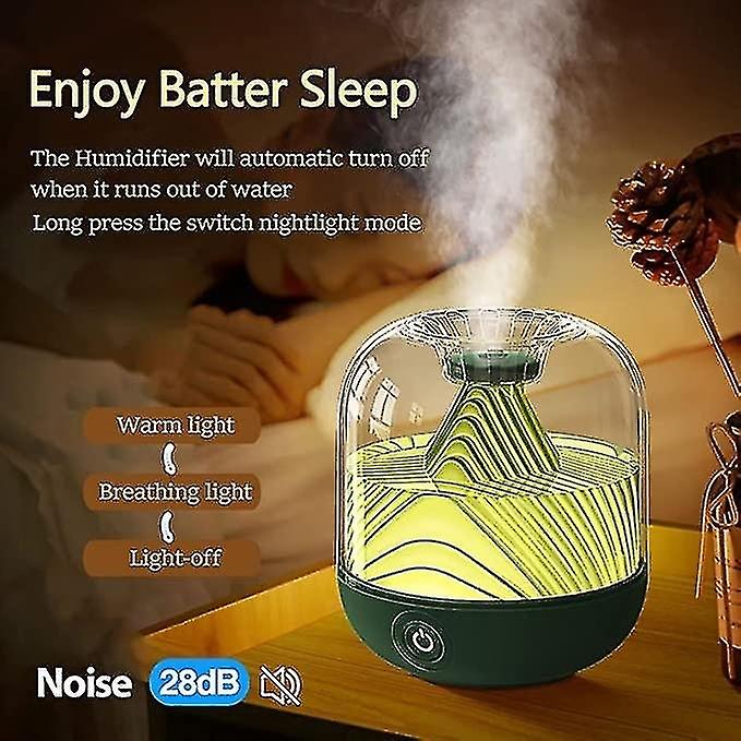 bedroom humidifier, baby cool mist humidifier, small battery powered ...
