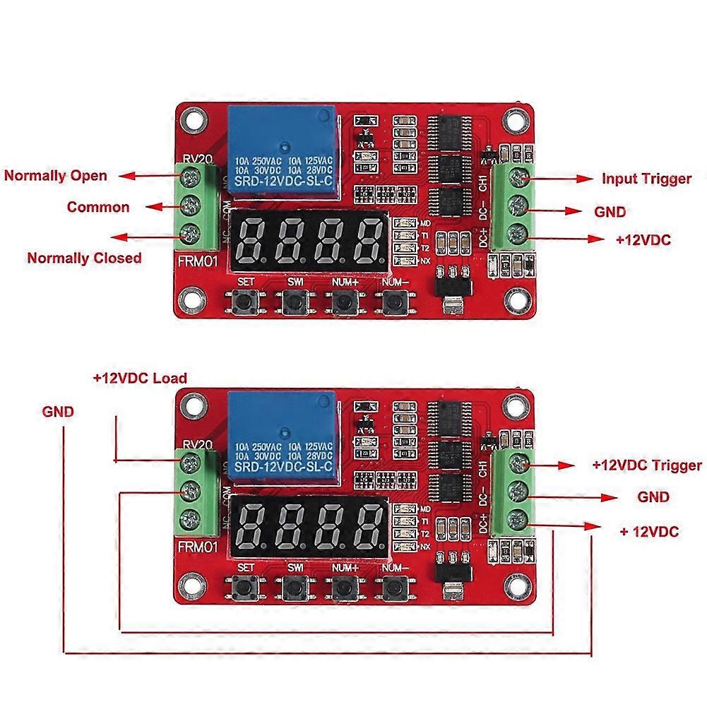 Multifunction Infinite Loop Timing Self Lock Relay Cycle Timer Module Automation Delay Frm01 