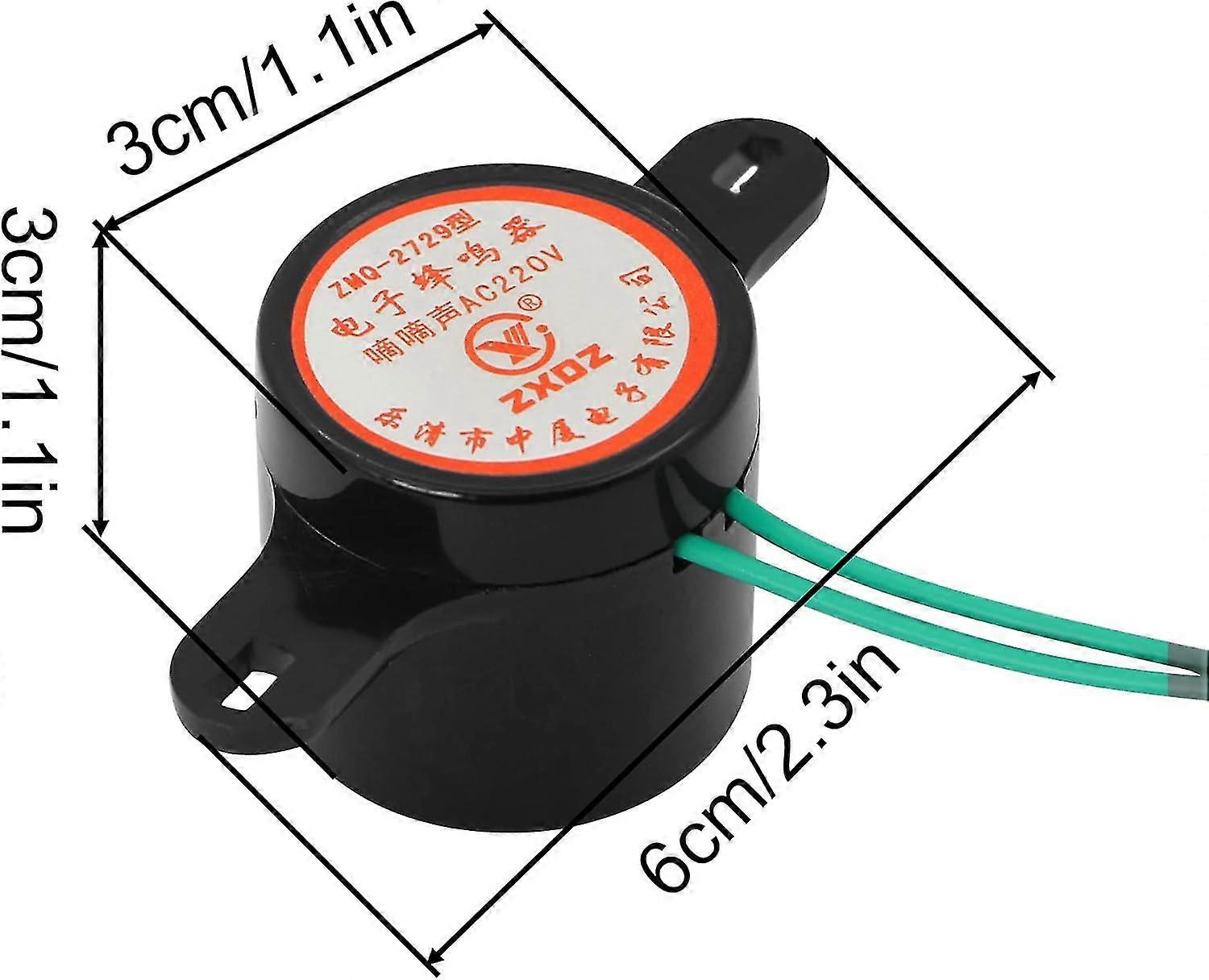 2pcs Electronic Tone Buzzer, Ac 220v Continuous Beep Buzzer Alert | Fruugo UK