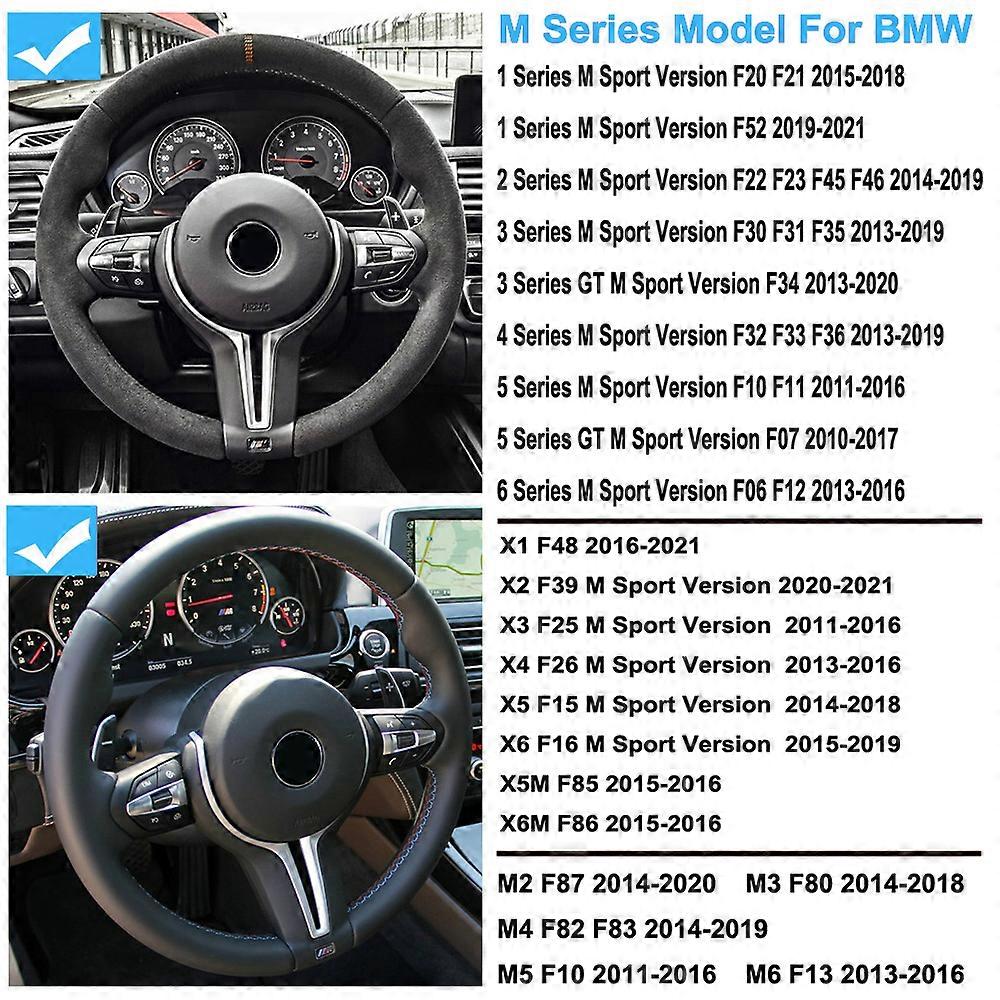 Car M Sport Steering Wheel Button Knob Motorsport Version For BMW 1 3 4 ...