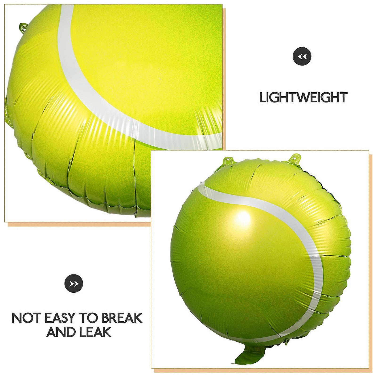 10pcs Tennis Ball Balloons Tennis Balloon Sports Party Balloons Sports ...