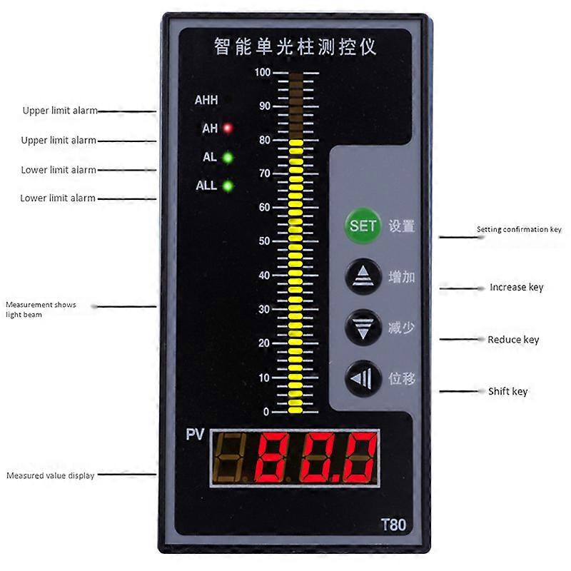 4-20MA Level Sensor Liquid Sensor Water Level Display Instrument / Beam ...