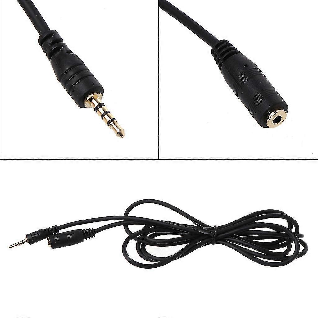 Stereo 2.5mm Jack Extension Cable 5m Extender Lead Male To Female Aux ...