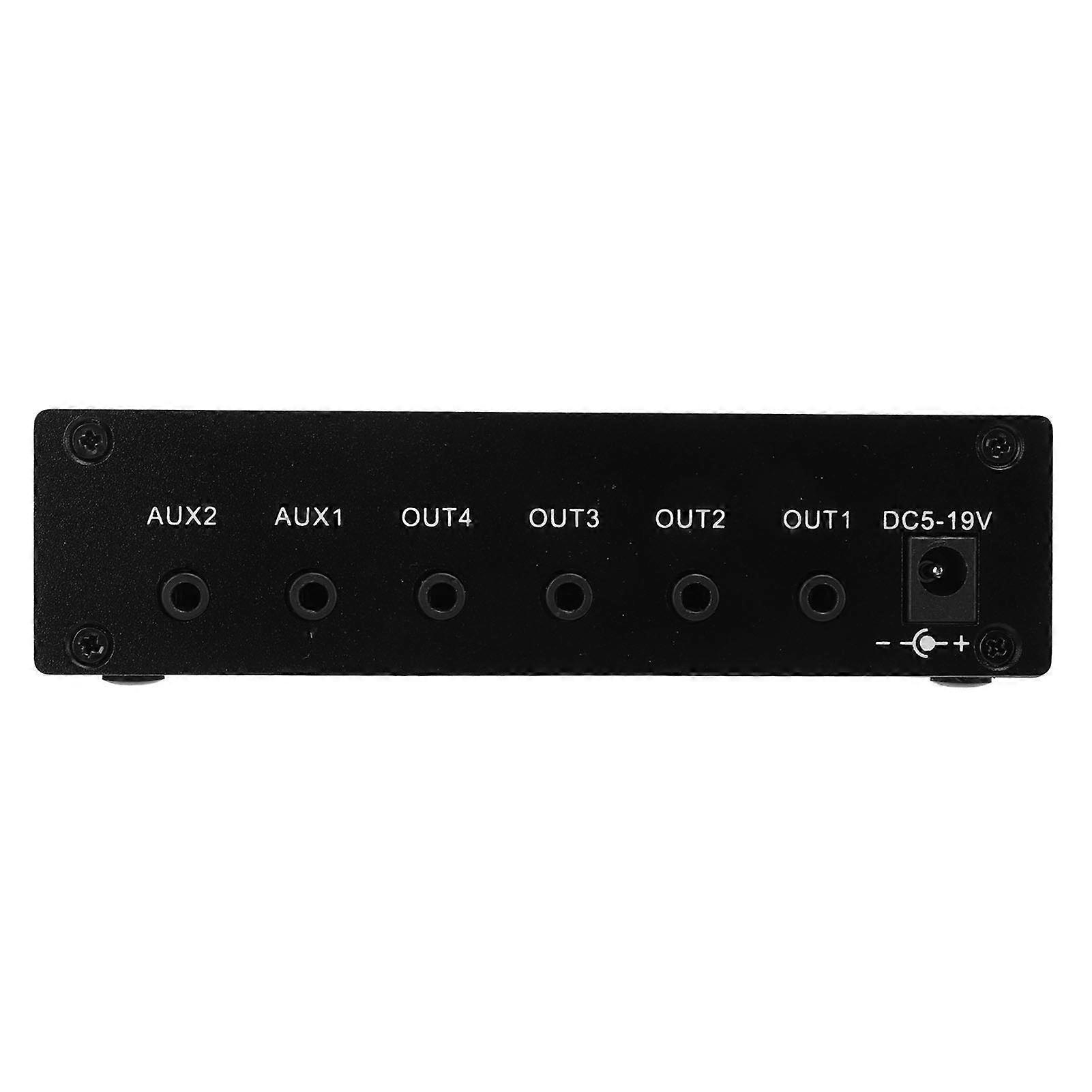 Stereo Audio Splitter Box Mini Preamplifier Headphone Amplifier 2 Way ...