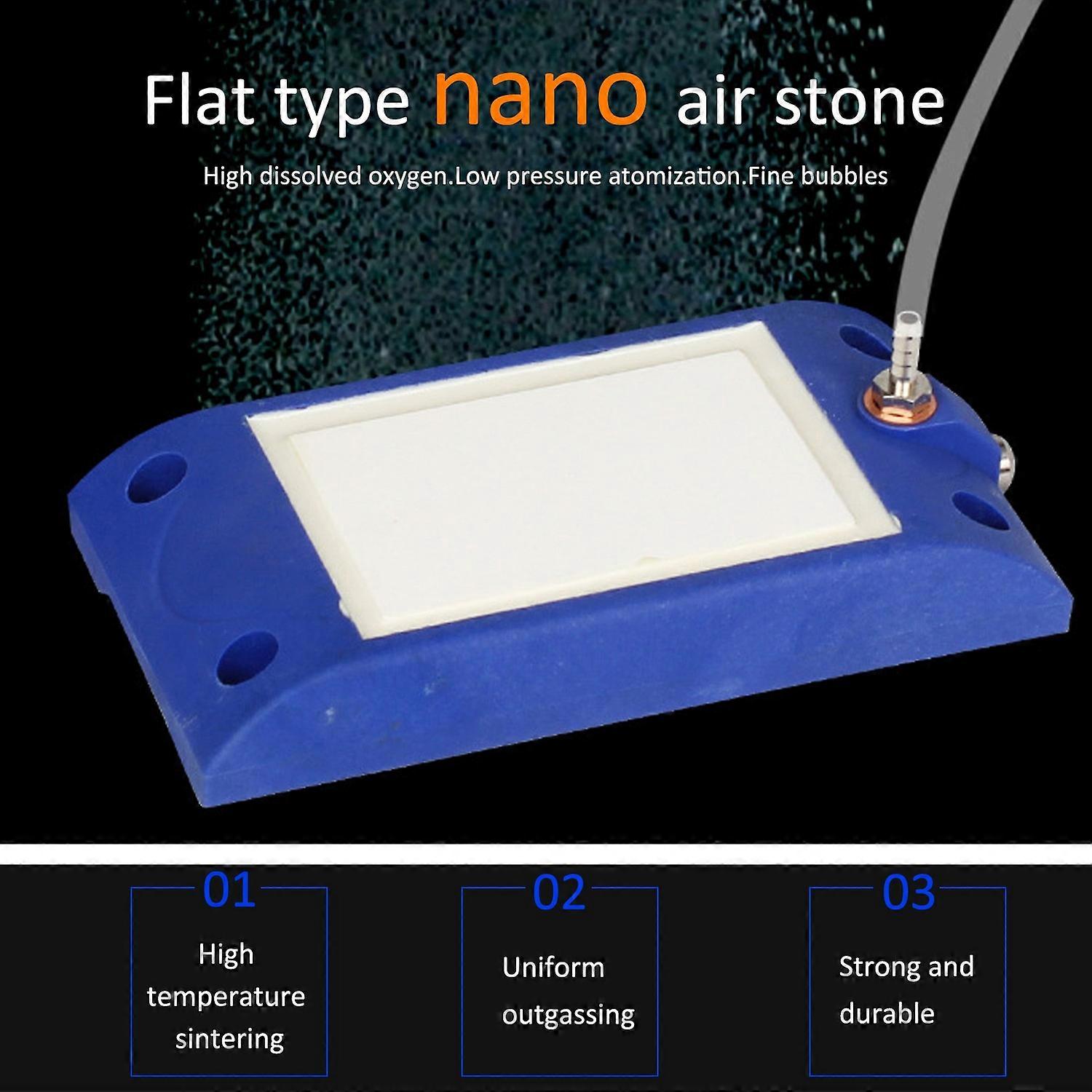 Fish Tank Micro Bubble Oxygen Diffuser Aquarium Dual Interface Nano Air Stone BarS | Fruugo UK