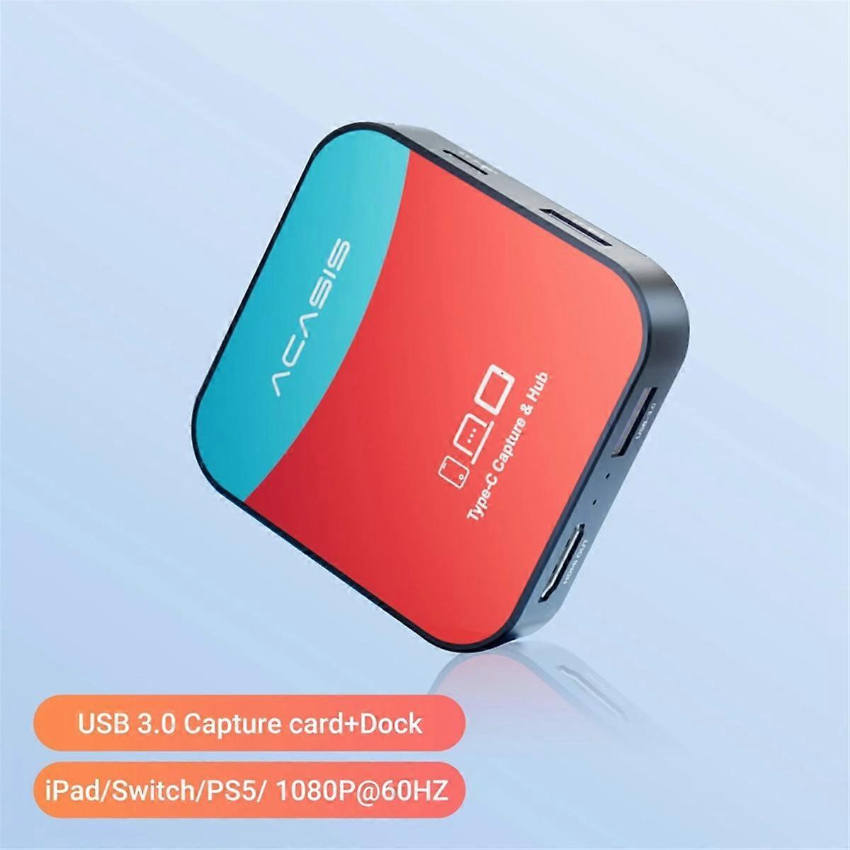 Video Capture Card for Game Console 1080P/60HZ Multifunction Docking ...