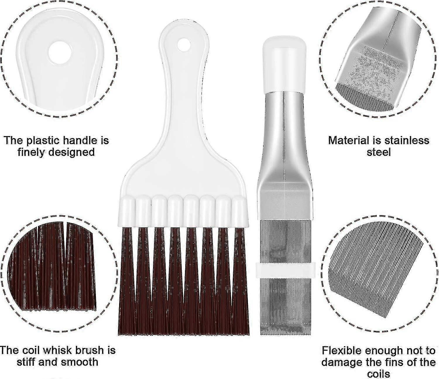 Conditioner Condenser Fin Comb, Fin Cleaning Brush Air Conditioner Fin ...