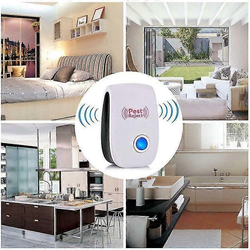 1-6pcs Electronic Ultrasonic Plug In Pest Repeller Controler Rat Mice ...