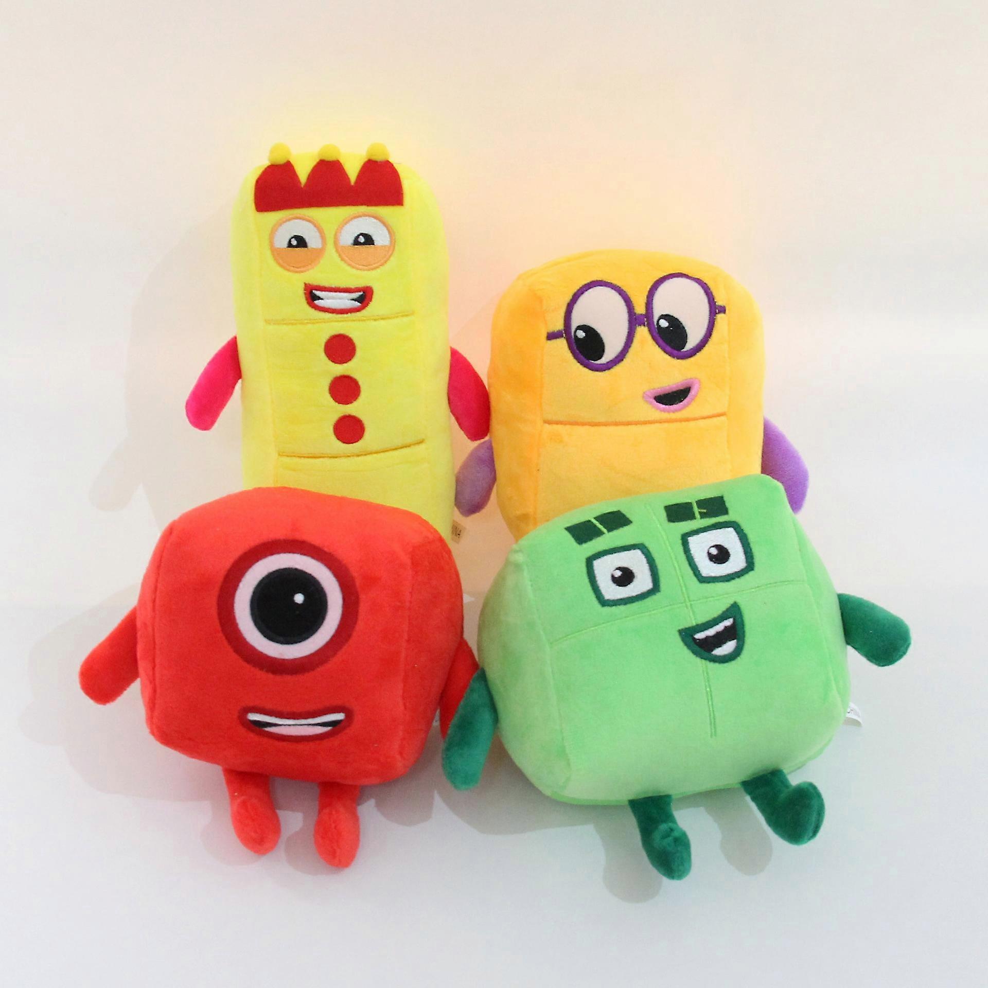 15-30cm Numberblocks Plush Doll Educacional Stuffed Number Blocks ...