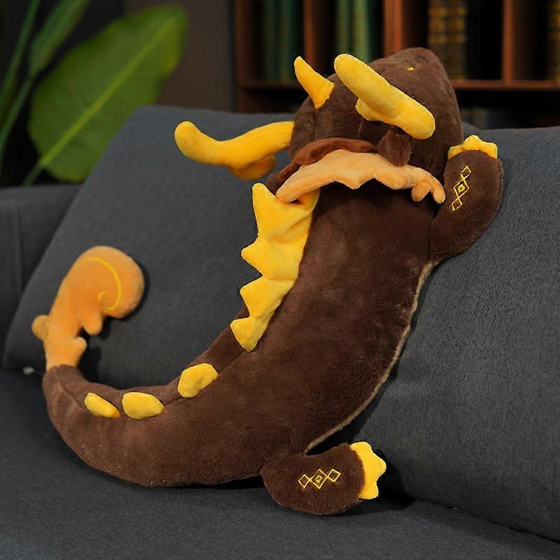 New Genshin Impact Zhongli Dragon Plush Doll Anime Morax Dragon Rong ...