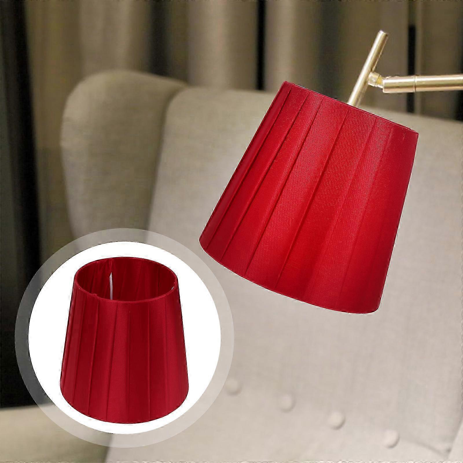 1pc Stylish Lampshade Cloth Lamp Cover Clip Bulb Type Bedroom Lampshade ...