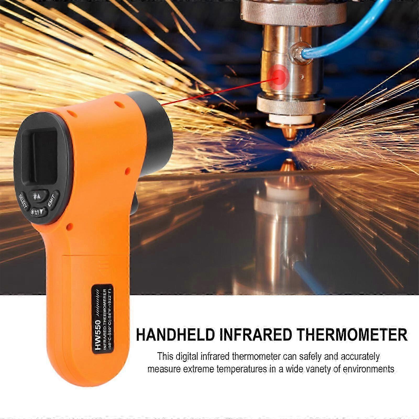 Laser IR No-contact Temperature Gun Digital Infrared Thermometer Gun ...
