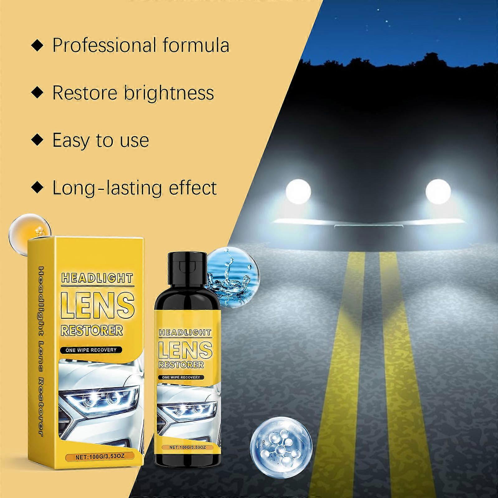 Headlight Refurbishment Without Polishing Car Headlight Yellowing ...