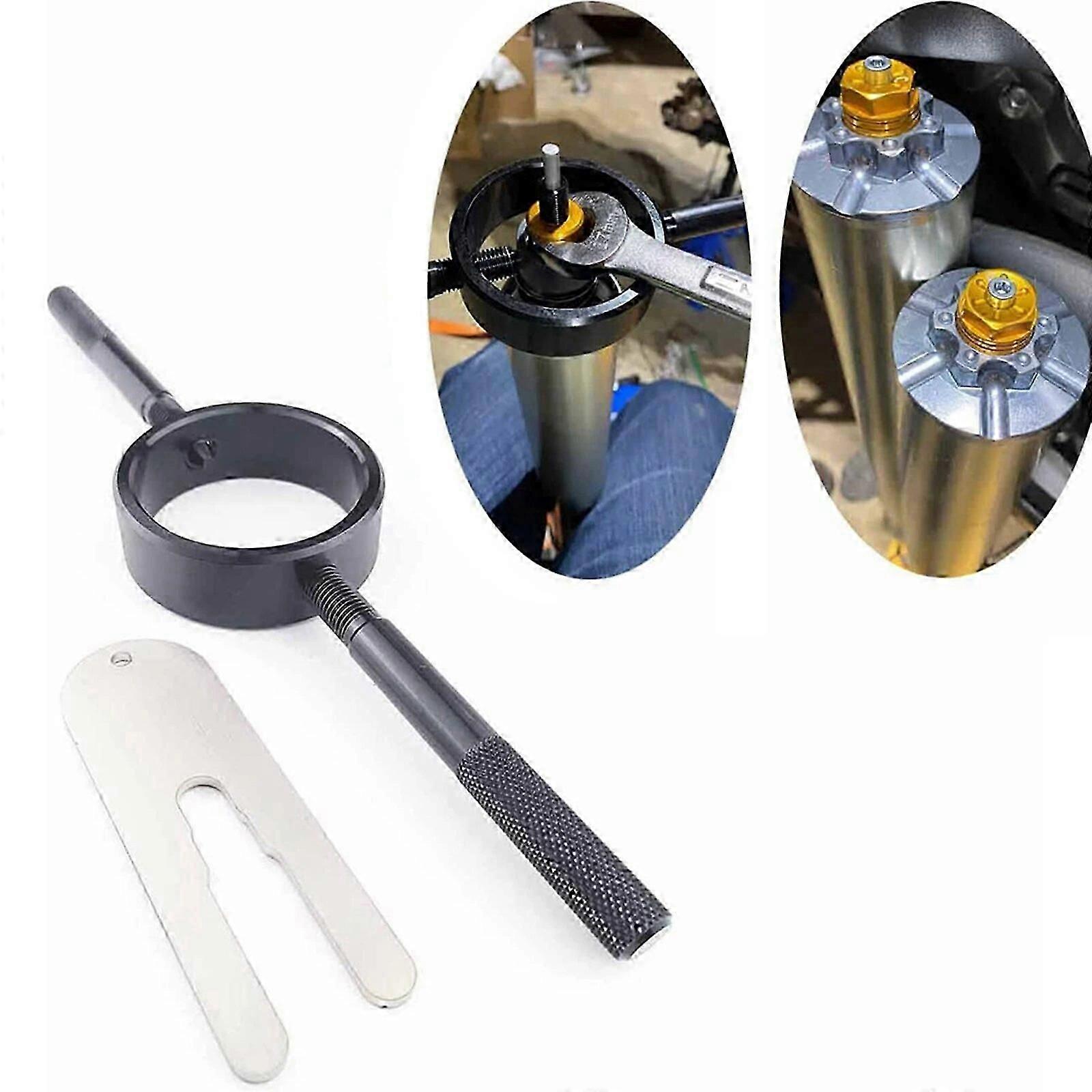 Motorcycle Fork Spring Compressor Maintenance Spacer Universal ...