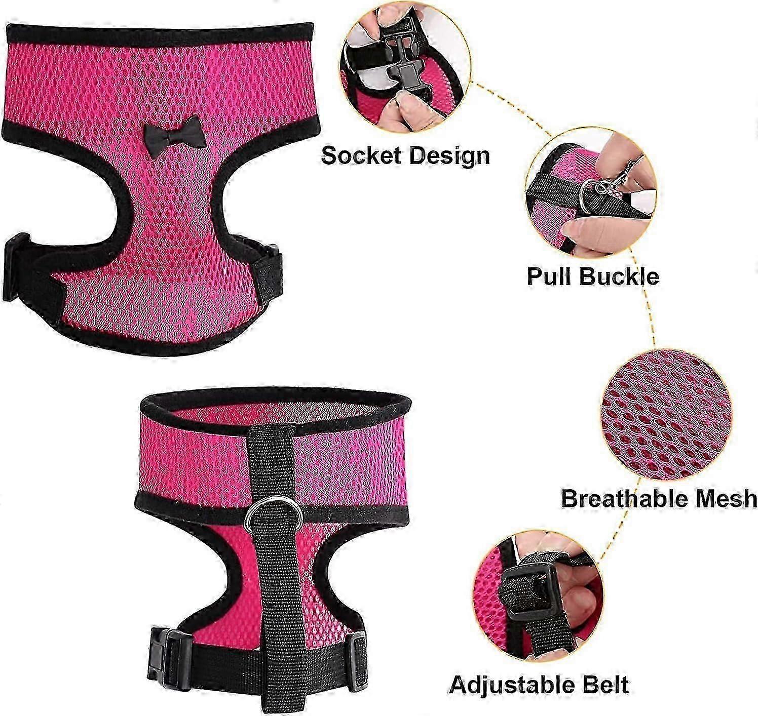 3 Pack, Medium Chicken Harness with Adjustable Straps and Breathable ...