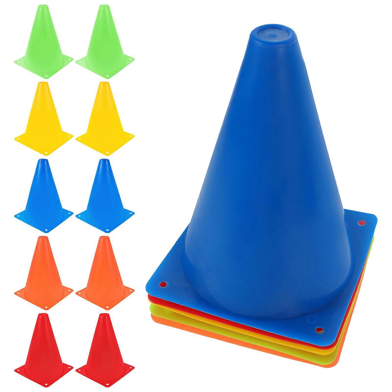 15pcs Mini Training Cones Small Plastic Agility Cones for Kids Soccer ...