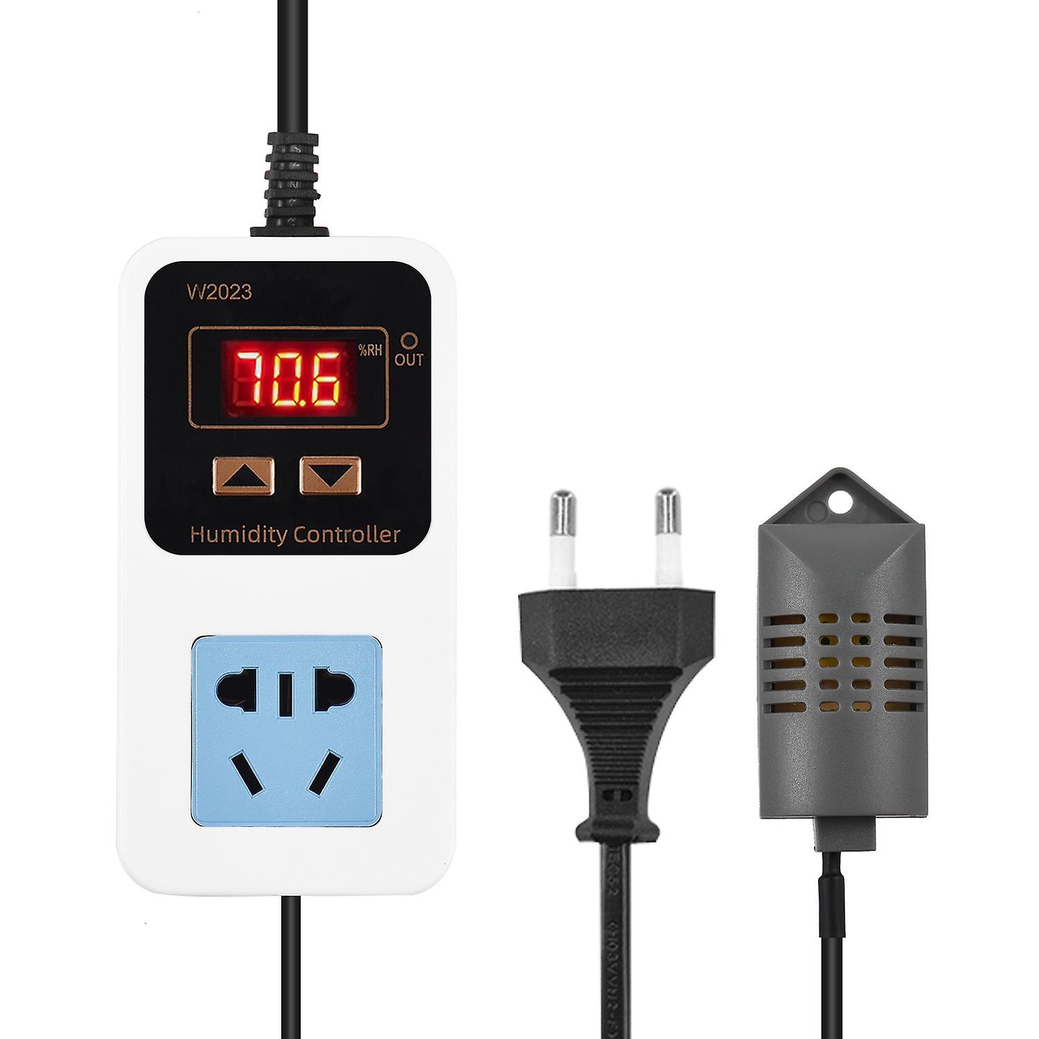 110-220V 10A 1500W Electronic Humidity Controller Intelligent Digital Display Humidity Control ...