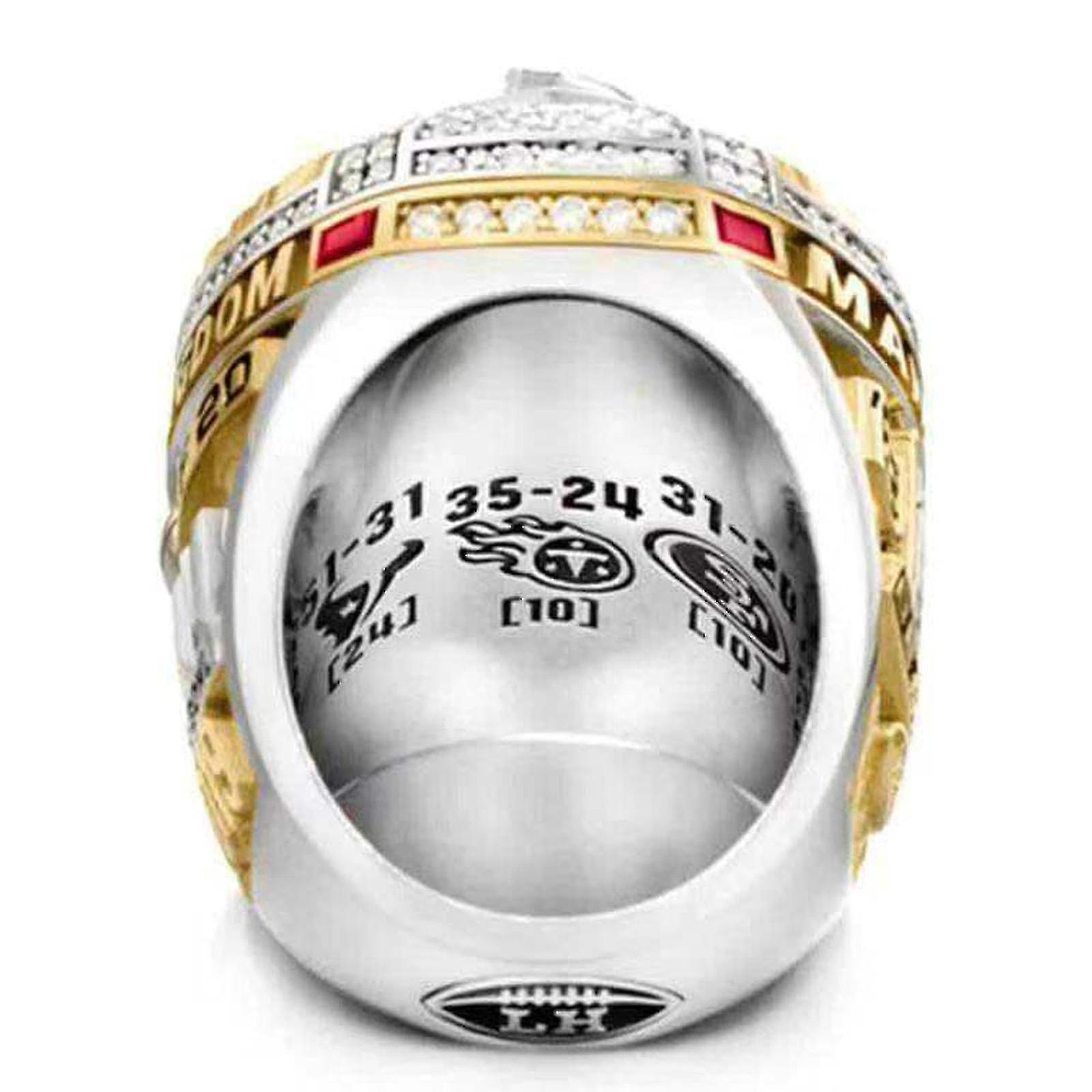 New 2023 Alloy Ring Men Kansas City Chiefs Ring Mahomes Patrick Super ...