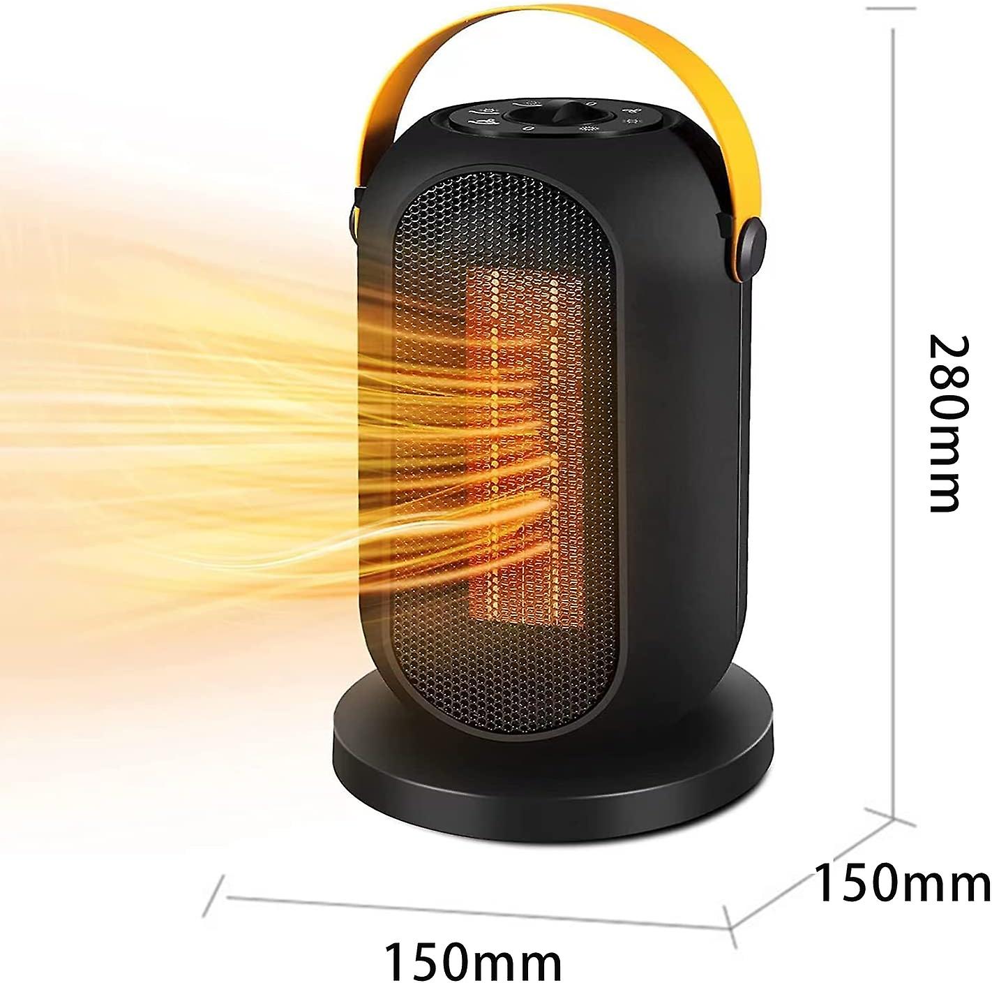 Mini Fan Heater 1200w, 6 Modes, Ptc Ceramic Fan Heater, Electric ...