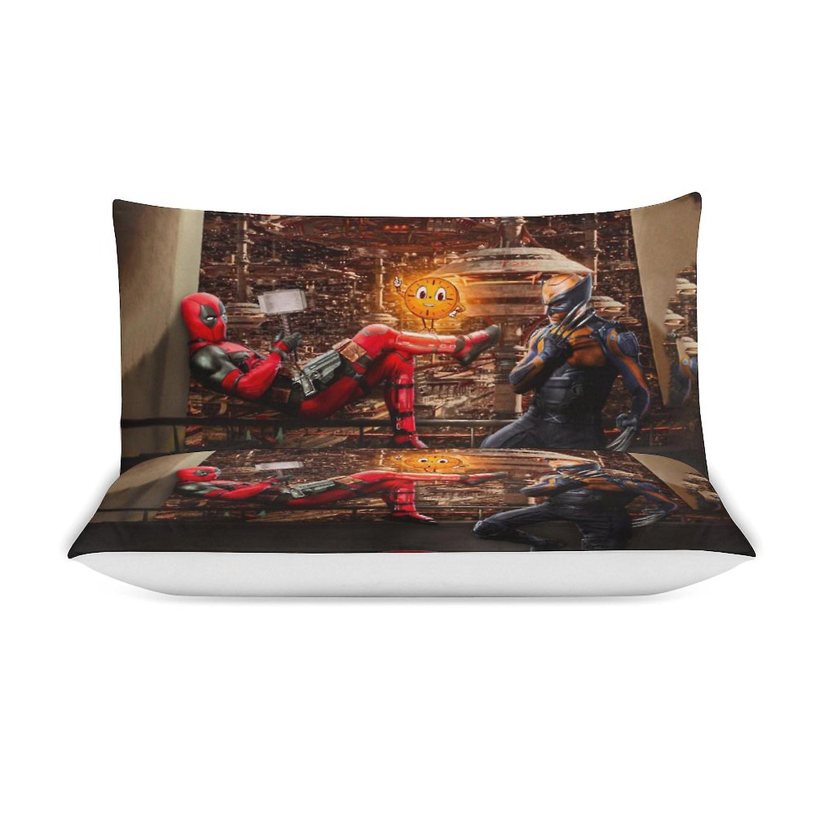 Deadpool Bedding Sets Cute Bed Cover Anime Cartoon 3D Printed ...