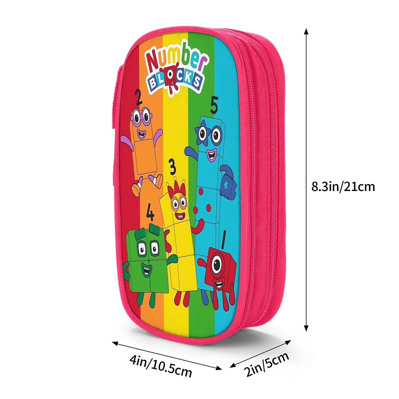 Numberblocks Pencil Case, Multipurpose Pencase ,Large Capacity Durable ...