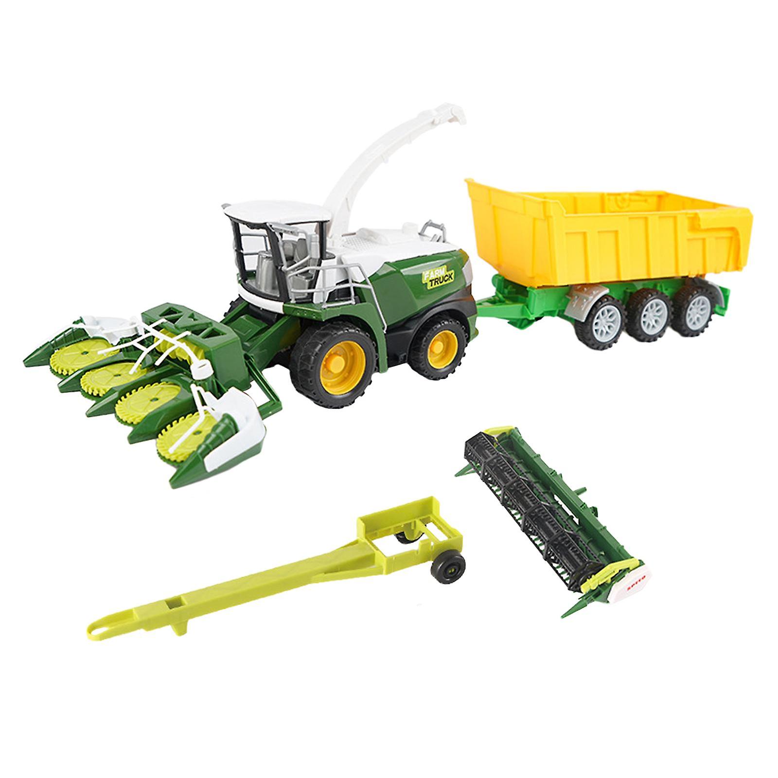 1/24 Scale Harvester Toy Movable Joint Pretend Play Tractor Toy for ...